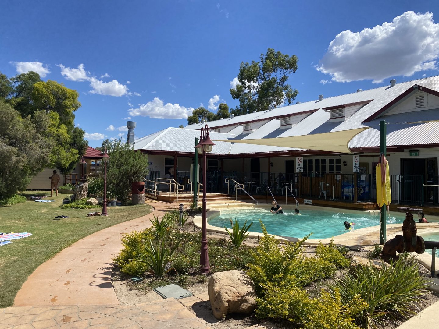 Outback Dip at Mitchell’s Great Artesian Spa - Holiday Goddess